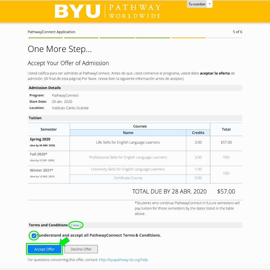 Pathway Assessment – PathwayStudent